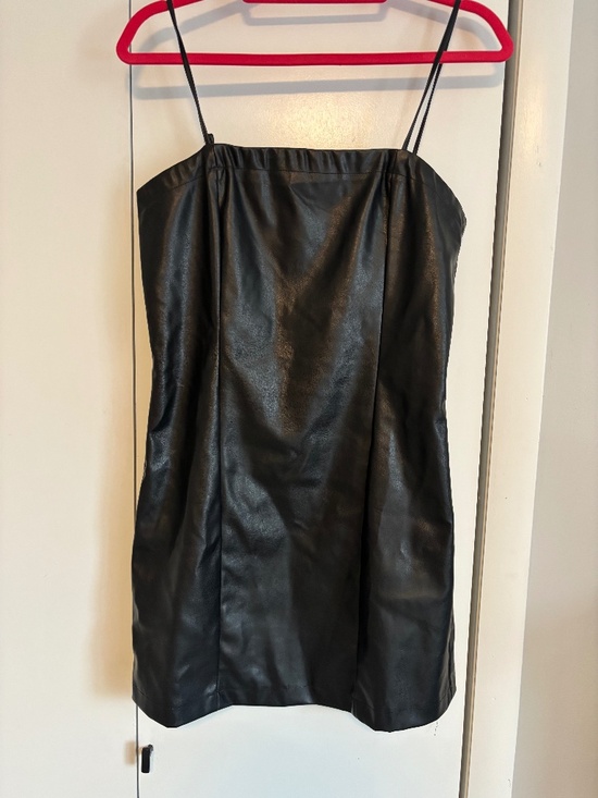 Love Tree | Dresses | Faux Leather Mini Dress | Poshmark